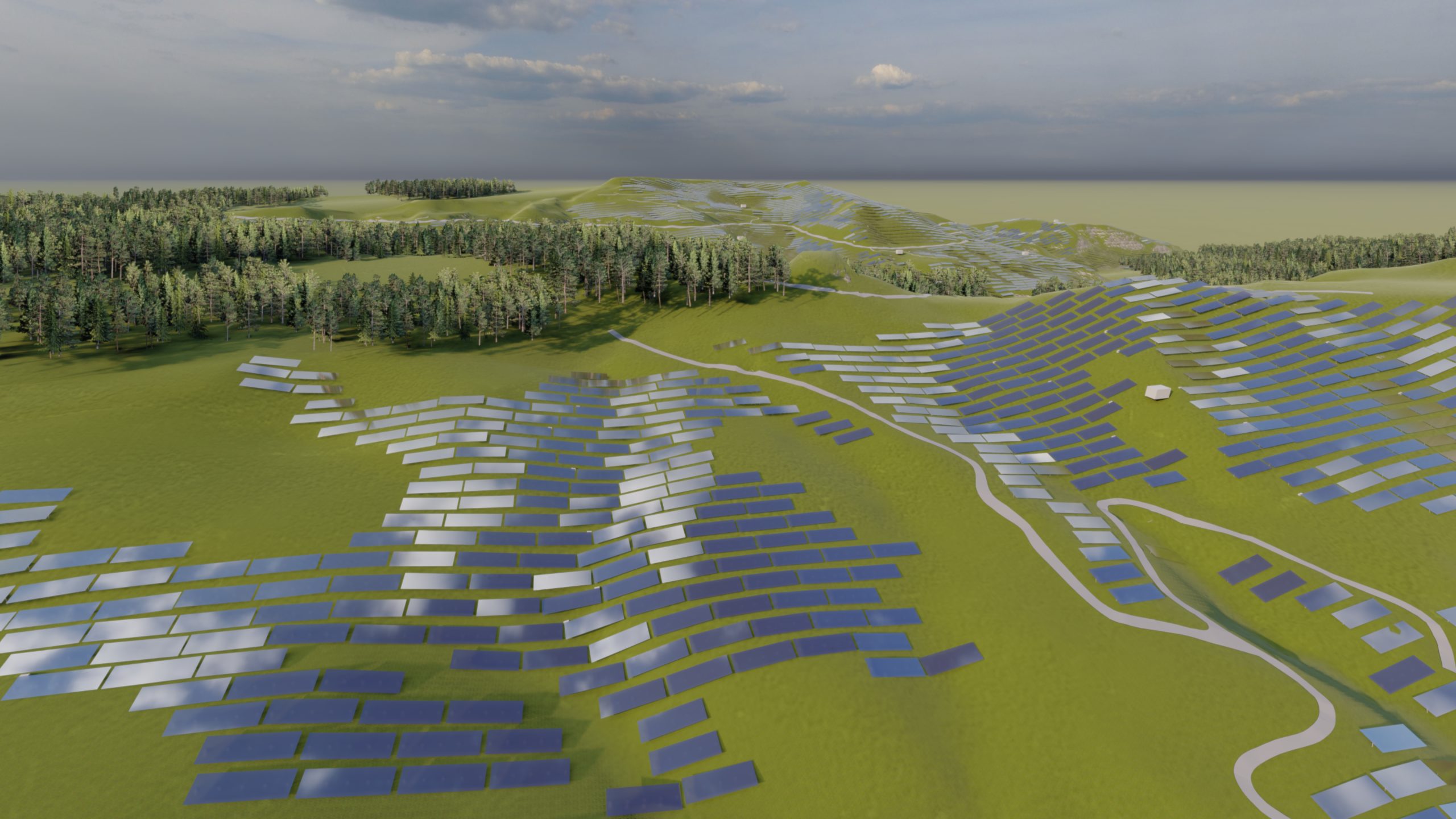 Candela - 3D PV design software for complex terrain